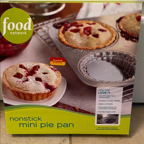 Food Network | Kitchen | Food Network Nonstick Mini Pie Pan Silver ...